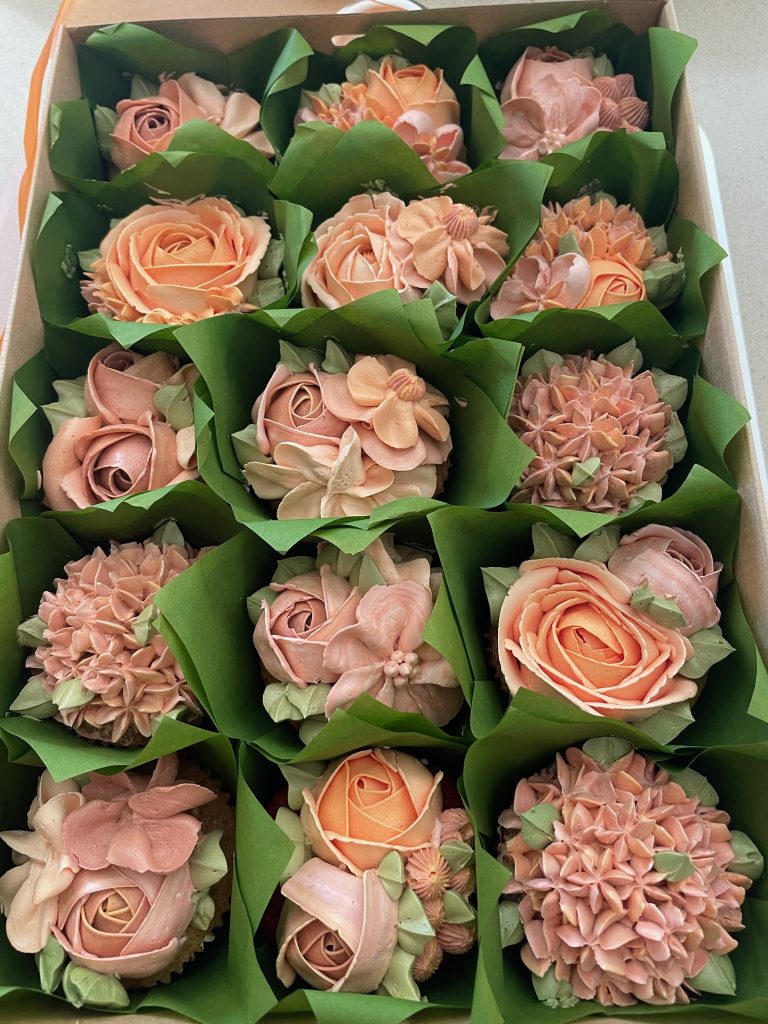 Cupcake Bouquet and Flower Boxes | Chaos & Couture Cakes by Nadia